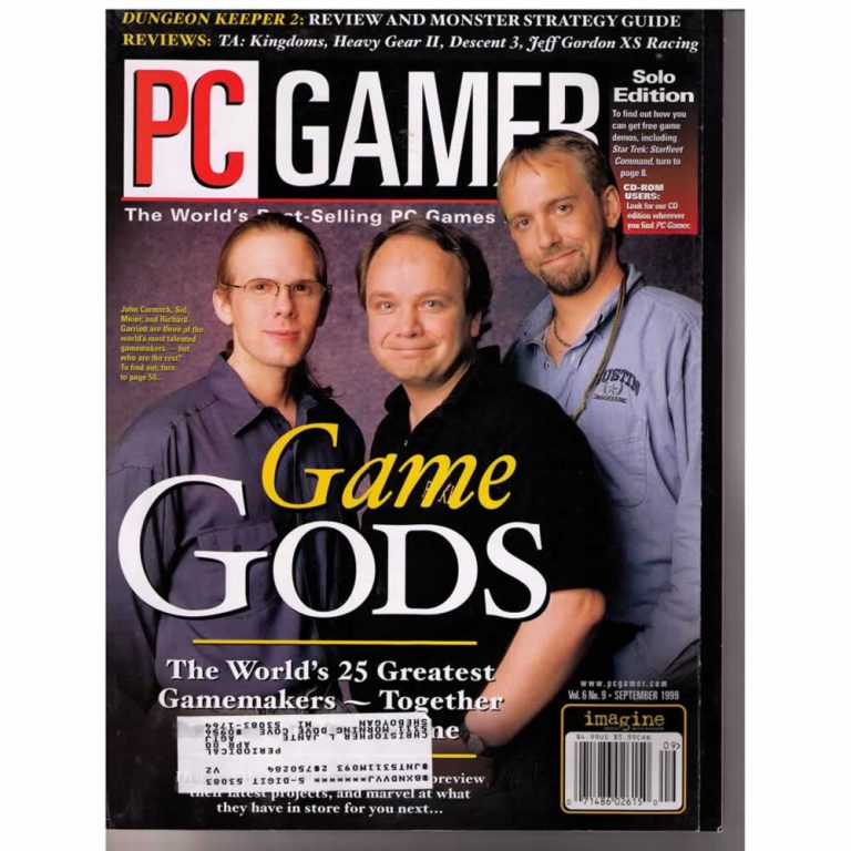 PC Gamer Magazine September 1999 Vol. 6, No. 9 - Shops At CND